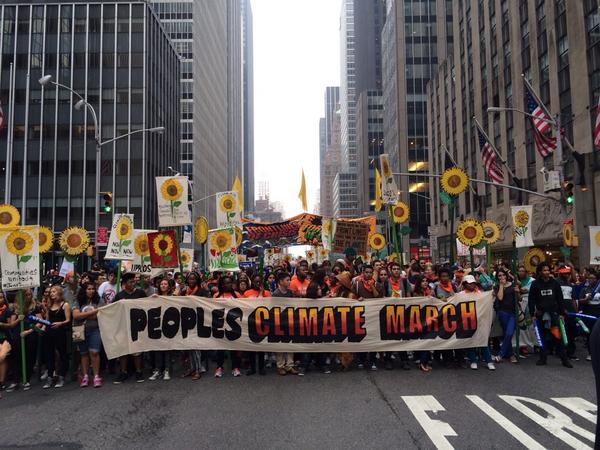 People’s Climate March: 600,000 demand climate action - Blue and Green ...